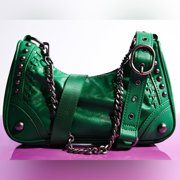 Zara | Bags | Zara Rocker Crossbody Green Nwt | Poshmark